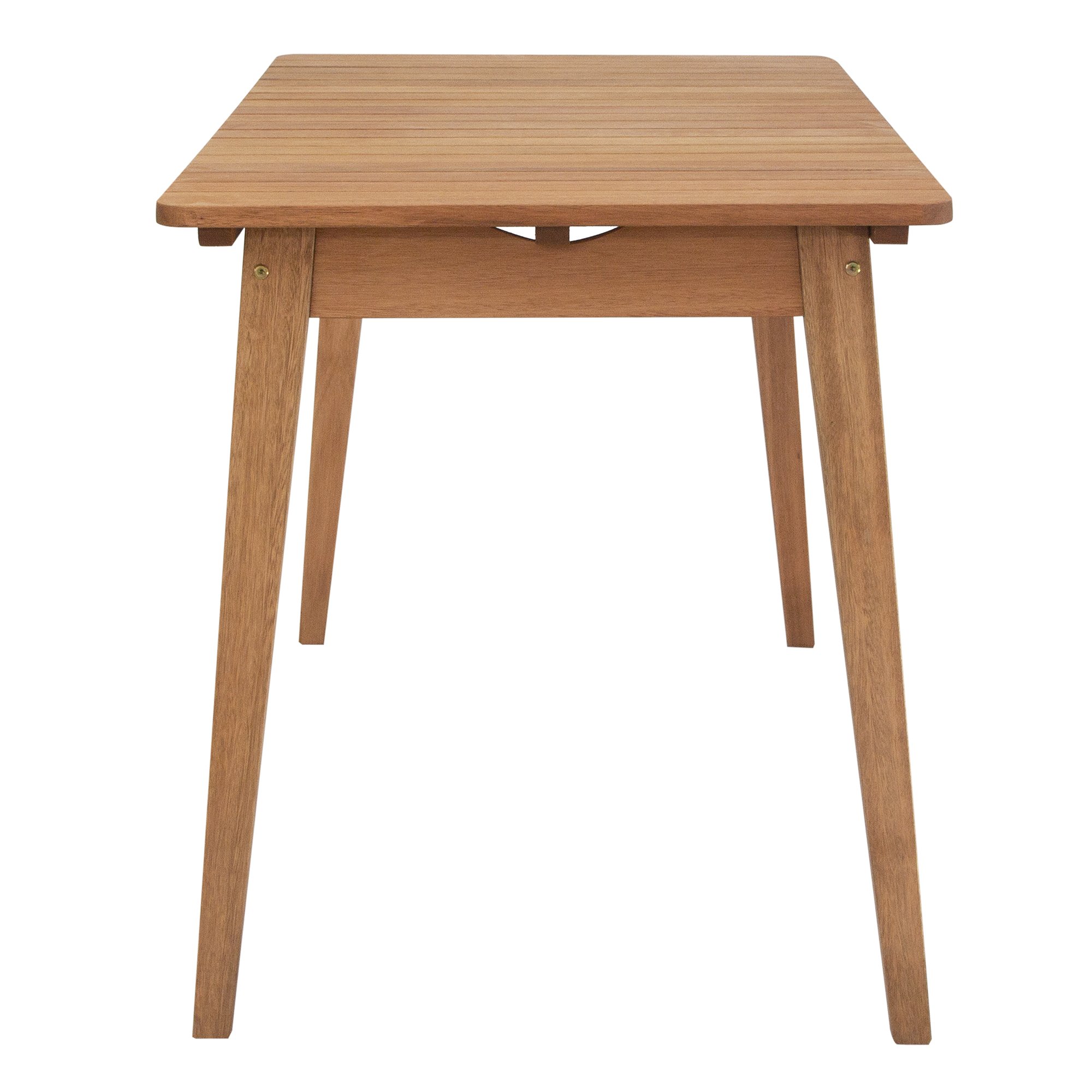 Mesa Retangular Open 1,60x70 Madeira Maciça de Eucalipto - Castanheira